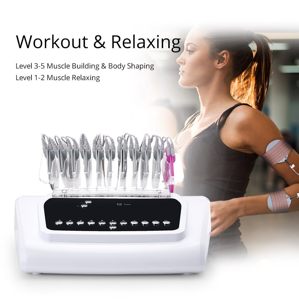 2 in 1 Bio Microcurrent Electrode Muscle Massage Stimulator - FullBodyRelax