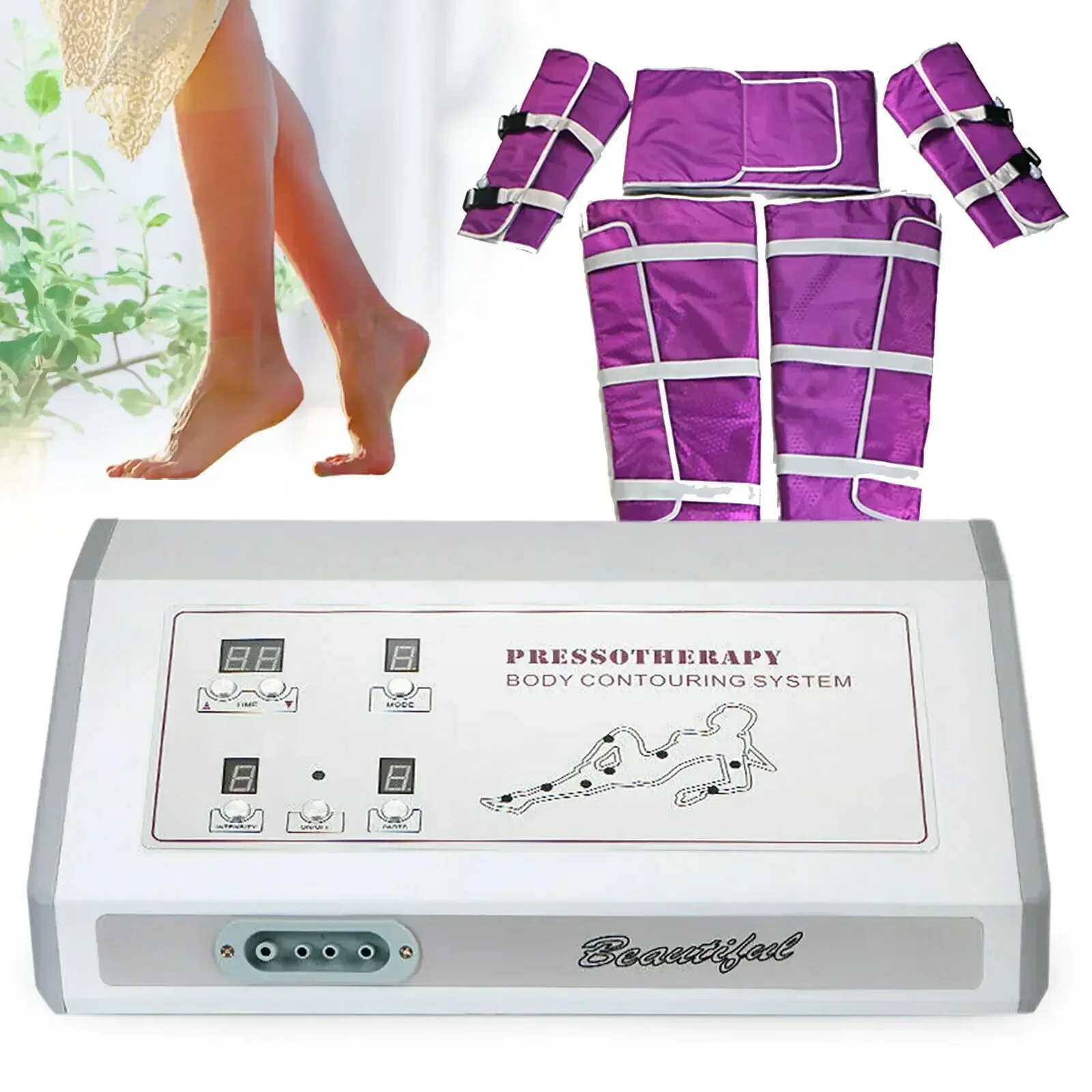 Air Pressure Pressotherapy Lymphatic Drainage Body Slimming Massage ...